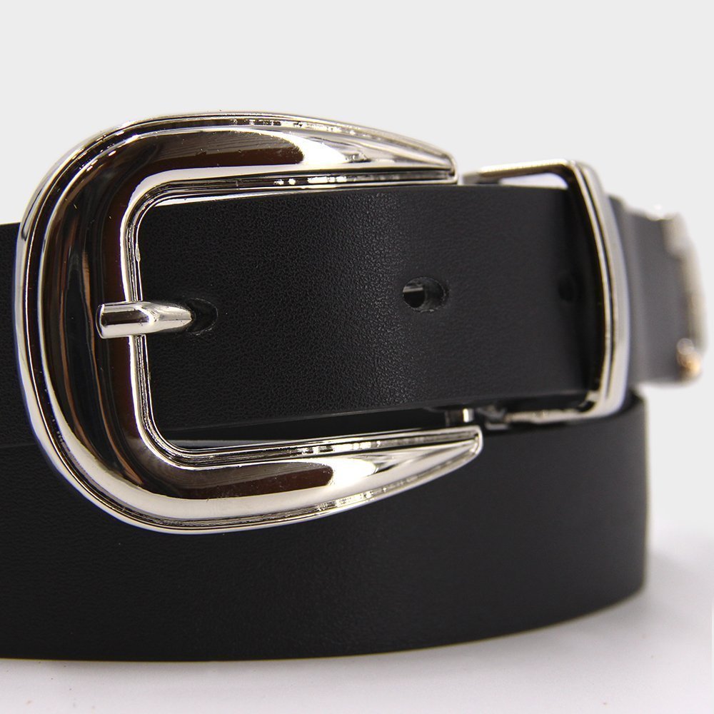 Cinturón mujer hebilla circular con ojetillos – KASPI